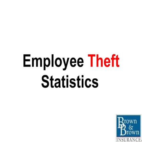 Employee Theft | PPTX
