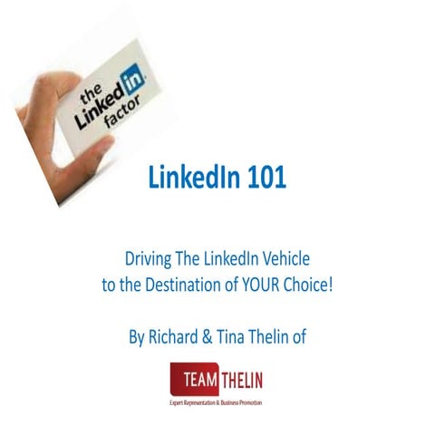 Linked In Presentation | PPTX