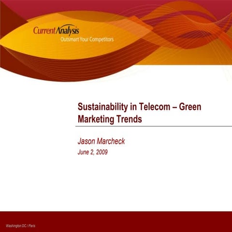Green Telecom - Marketing Trends | PPTX