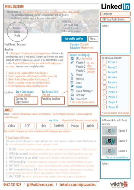 Building a Professional Online Profile | PDF