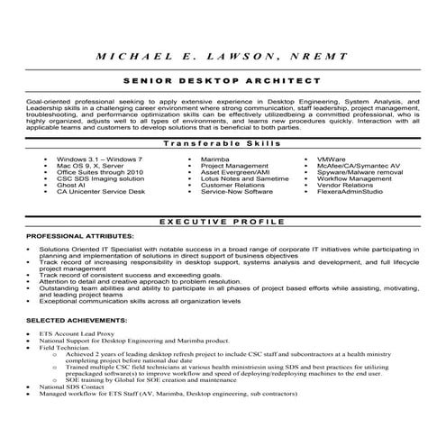 Linkedin Resume | DOCX
