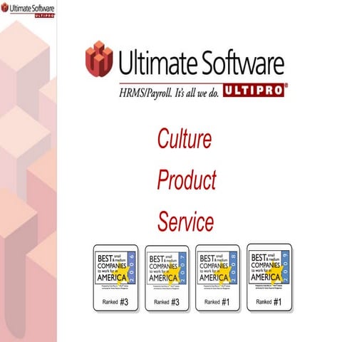 Ultimate Software Overview | PPTX