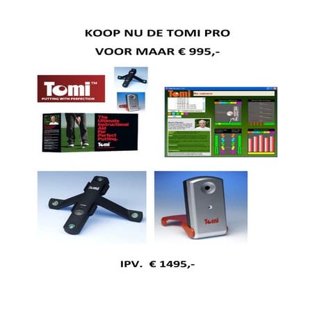 Tomi Pro putting system | PDF