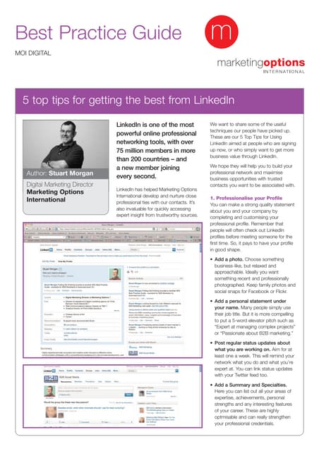 Uses and Benefits of LinkedIn | PPTX | Social Networking | Internet