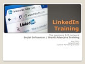 LinkedIn training presentation | PPT