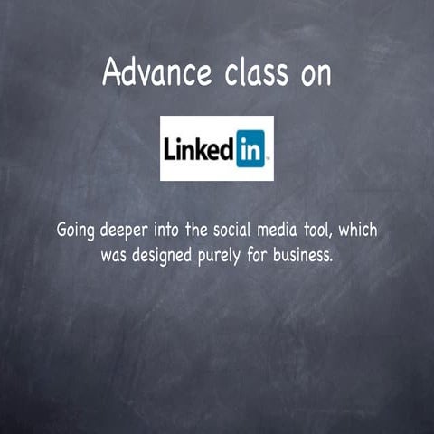 LinkedIn Training Presentation | PPT