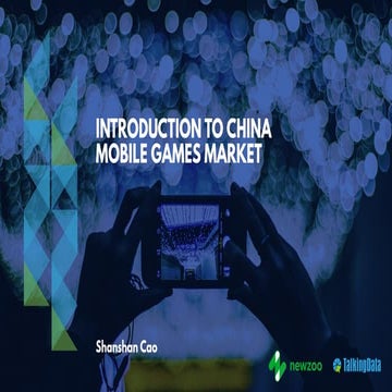 Introduction to China Mobile Games Market | PDF | Internet | Computing