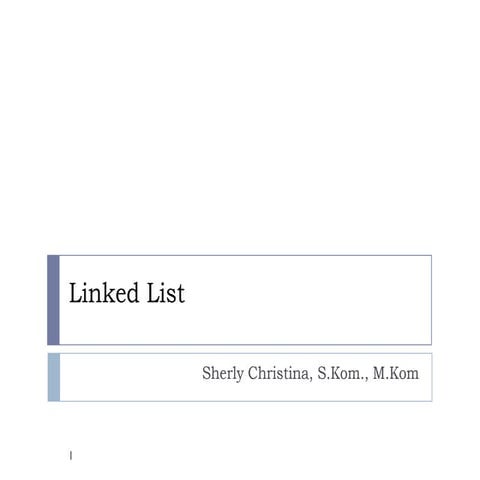 Linked List | PDF
