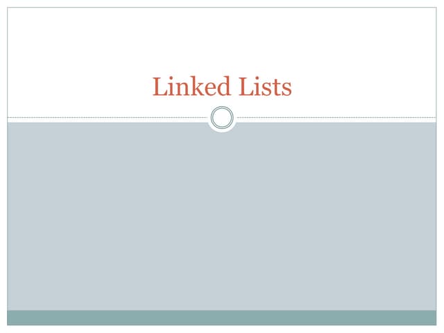 Linked Listppt Linked List Datastructure Concepts Ppt 1995