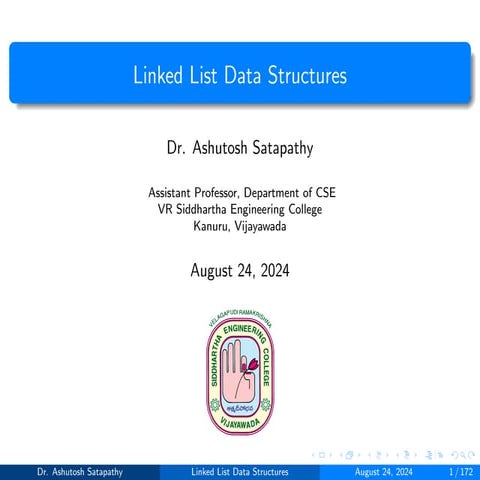 Linked List Data Structures Ppt 9368