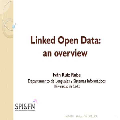 Linked Open Data: an overview | PPT