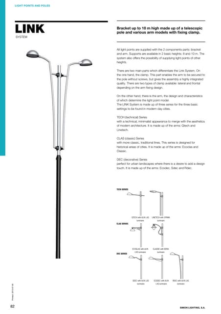 Simon Lighting Urban luminaires - Vega | PDF