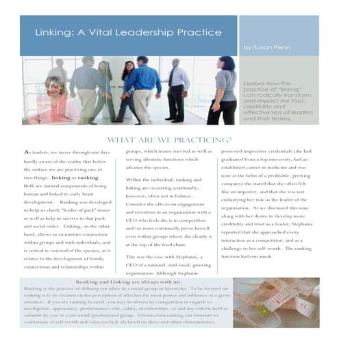 Linking leadership | PDF