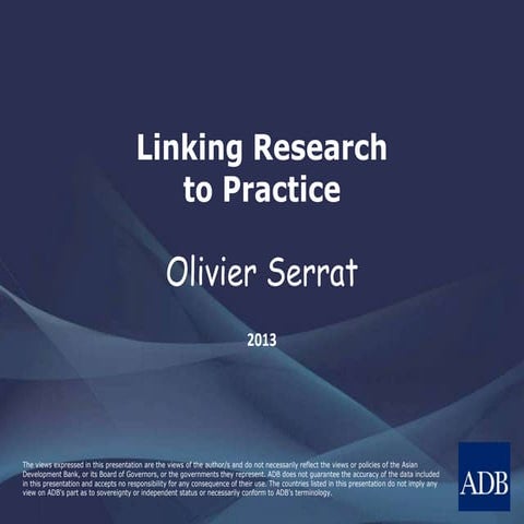 Linking Research to Practice | PPTX