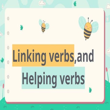 Linking Verb and Helping Verb Presentation.pptx