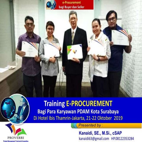Link MATERI-MATERI Training "e-PROCUREMENT MANAGEMENT" | PPTX