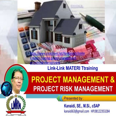 Link-Link MATERI Training "PROJECT MANAGEMENT & PROJECT RISK MANAGEMENT ...