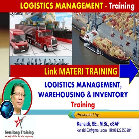 Link MATERI Training _"LOGISTICS MANAGEMENT". | PPTX