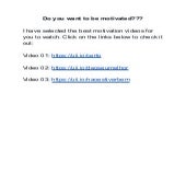 English motivational link | PDF