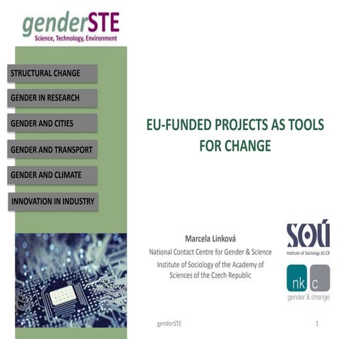 EU-funded projects as tools for change | PPT