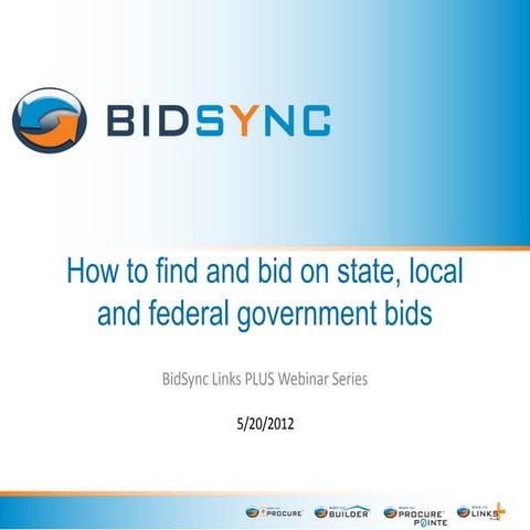 Discover how to find and win government bids | PDF