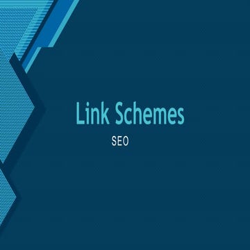 What are Link Schemes? | PPT