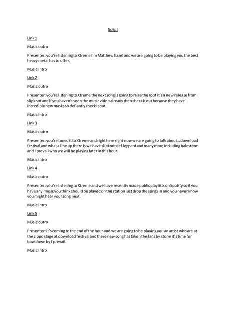 Script | DOCX | Rail Travel | Travel Type