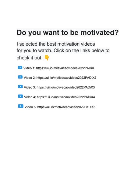 The motivation you need. | PDF