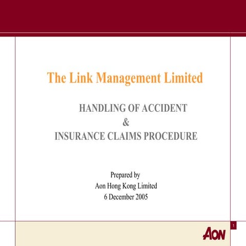 Miller-loss adjusters' workflow and property claims.ppt