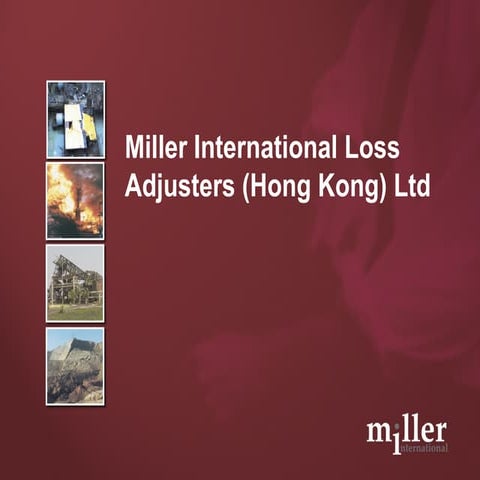 Miller-loss adjusters' workflow and property claims.ppt