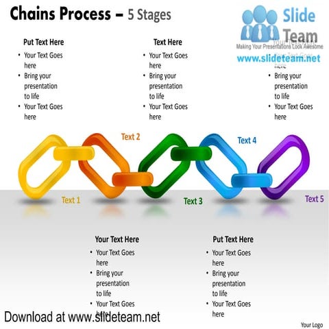 Links of chains pieces weakest links process 4 stages style 1 powerpoint diagrams and powerpoint ...