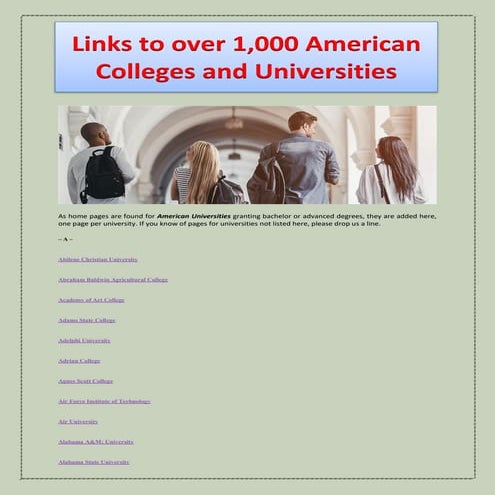 The Big List of Canadian Universities | PDF