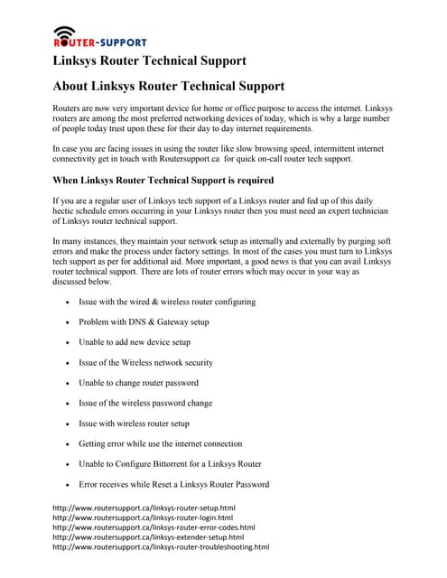 Tp link router support | PPTX | IT and Internet Support | Internet