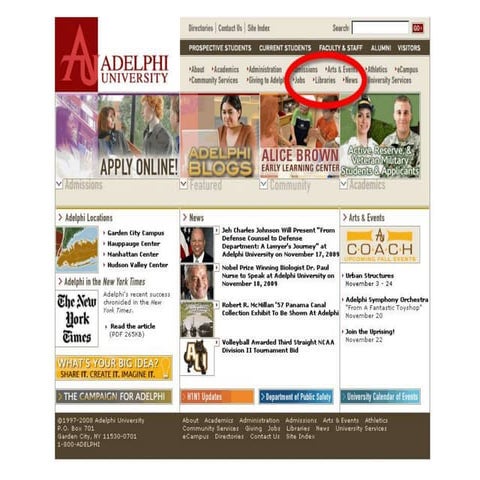 Linking to the Library Website | PPTX