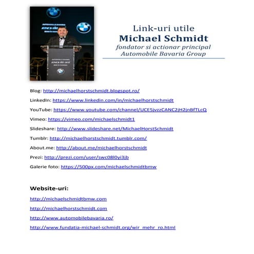 Link-uri utile Michael Schmidt | PDF