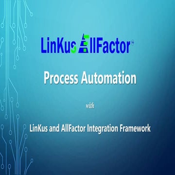 Linkus allfactor-presentation | PPTX