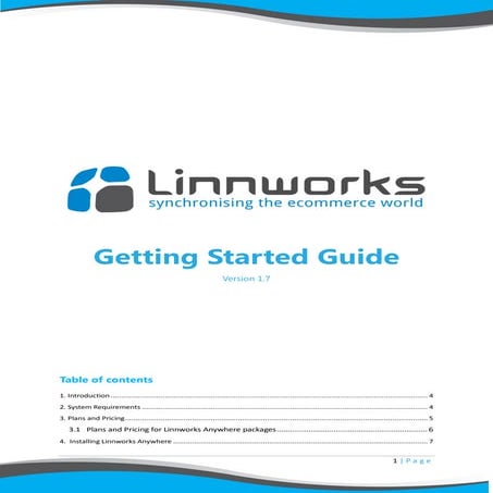 Linnworks getting started_guide | PDF | Logistics | Business