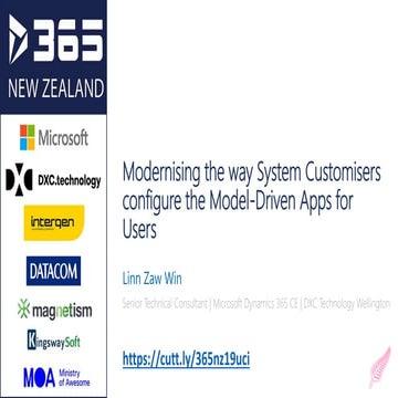 Modernising The Way System Customisers Configure The Model Driven Apps For Users Unified