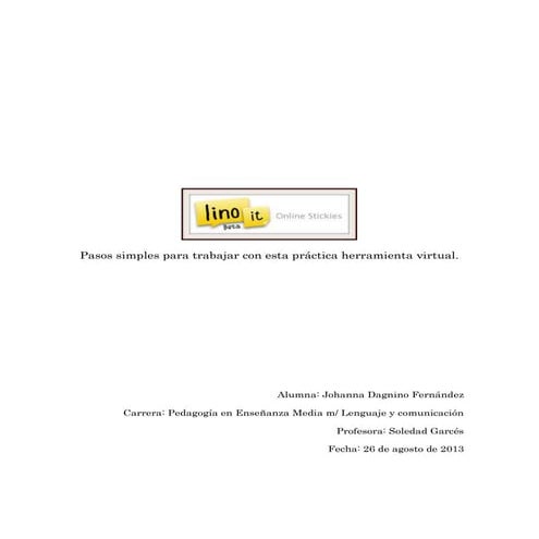 Tutorial linoit | PDF