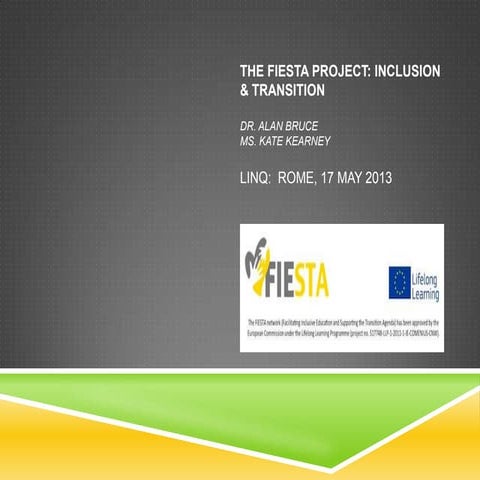 FIESTA Network Project Description | PPTX