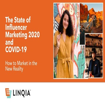 Linqia: State of Influencer Marketing 2020 and COVID-19 Recommendations ...