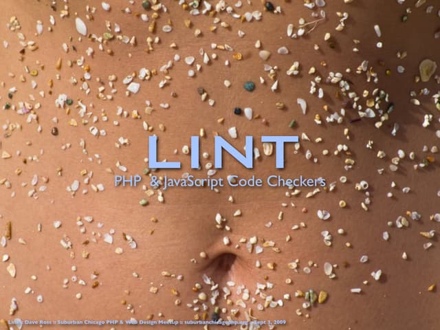 Lint Php And Javascript Code Checking Ppt 9752