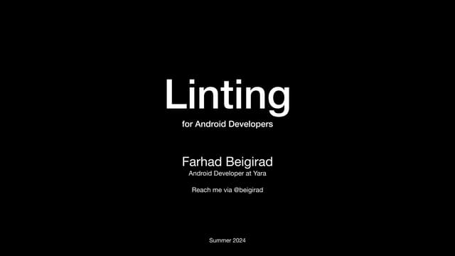 Writing Custom Lint for Android.pdf Writing Custom Lint for Android.pdf