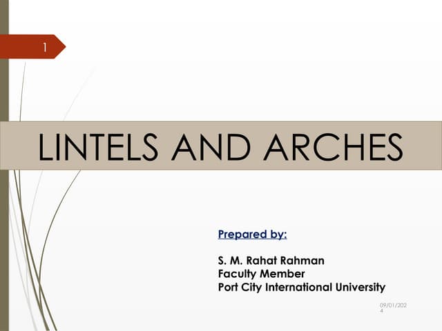 Types of Arches | PDF