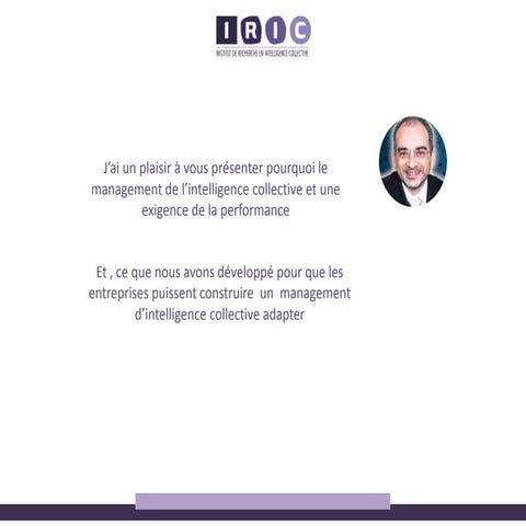 L'intelligence collective est une exigence de la performance | PPSX
