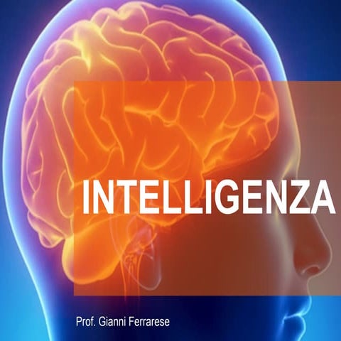L'intelligenza | PPT