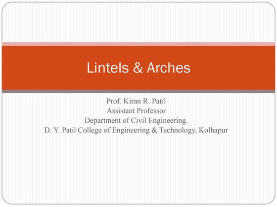 Types of Arches | PDF