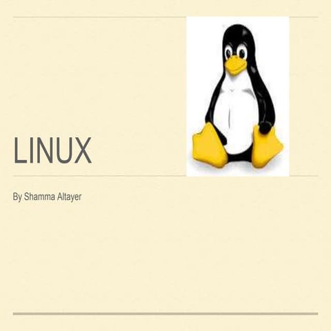 Linux Ppt