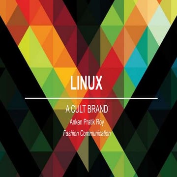 Linux - Introduction and as a cult brand | PPTX | Operating Systems ...