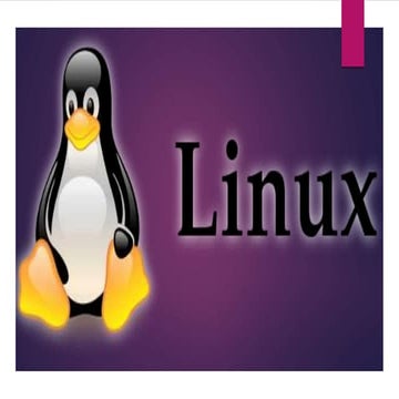 SISTEMA OPERATIVO GNU/LINUX | PPT